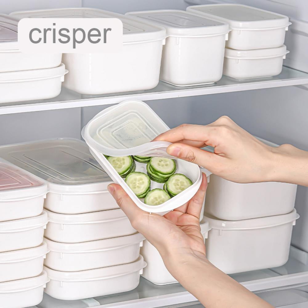 Stackable Meal Prep Microwavable Food Containers Plastic Fridge Storage ...
