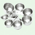 Stackable Measuring Cups and Spoons Set of 7, Stainless Steel, for Dry ...