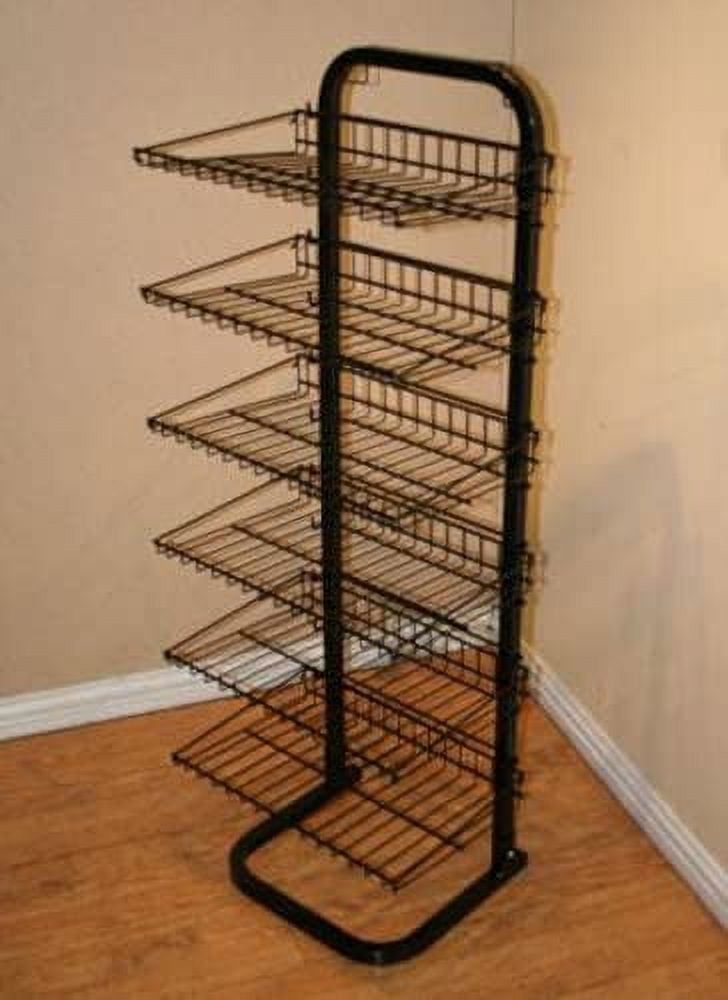 Stackable Metal Wire Basket Cart, Metal Wire Rack,Metal Merchandiser ...