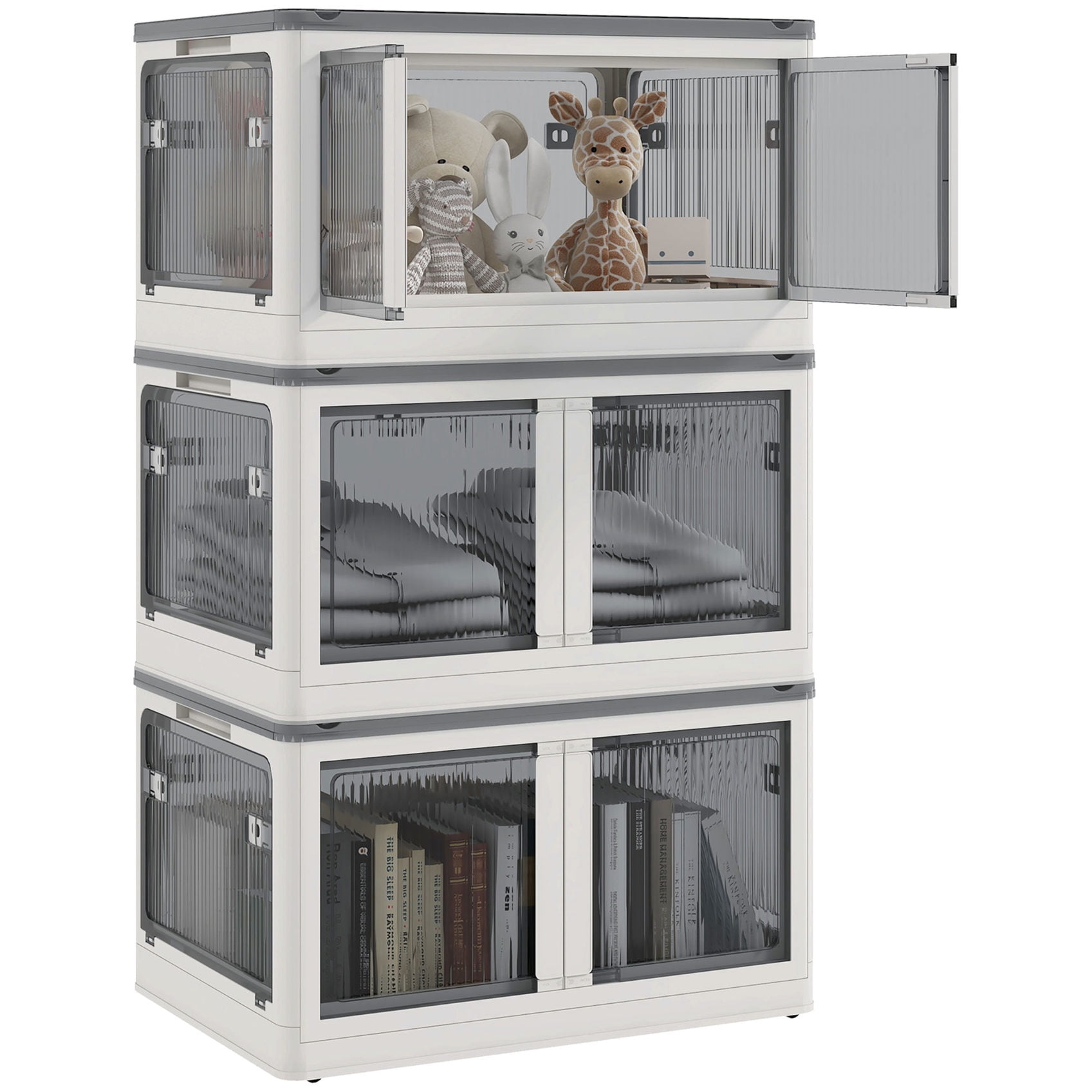 Stackable & Mobile - Great for Maximizing Storage Space and Moving ...
