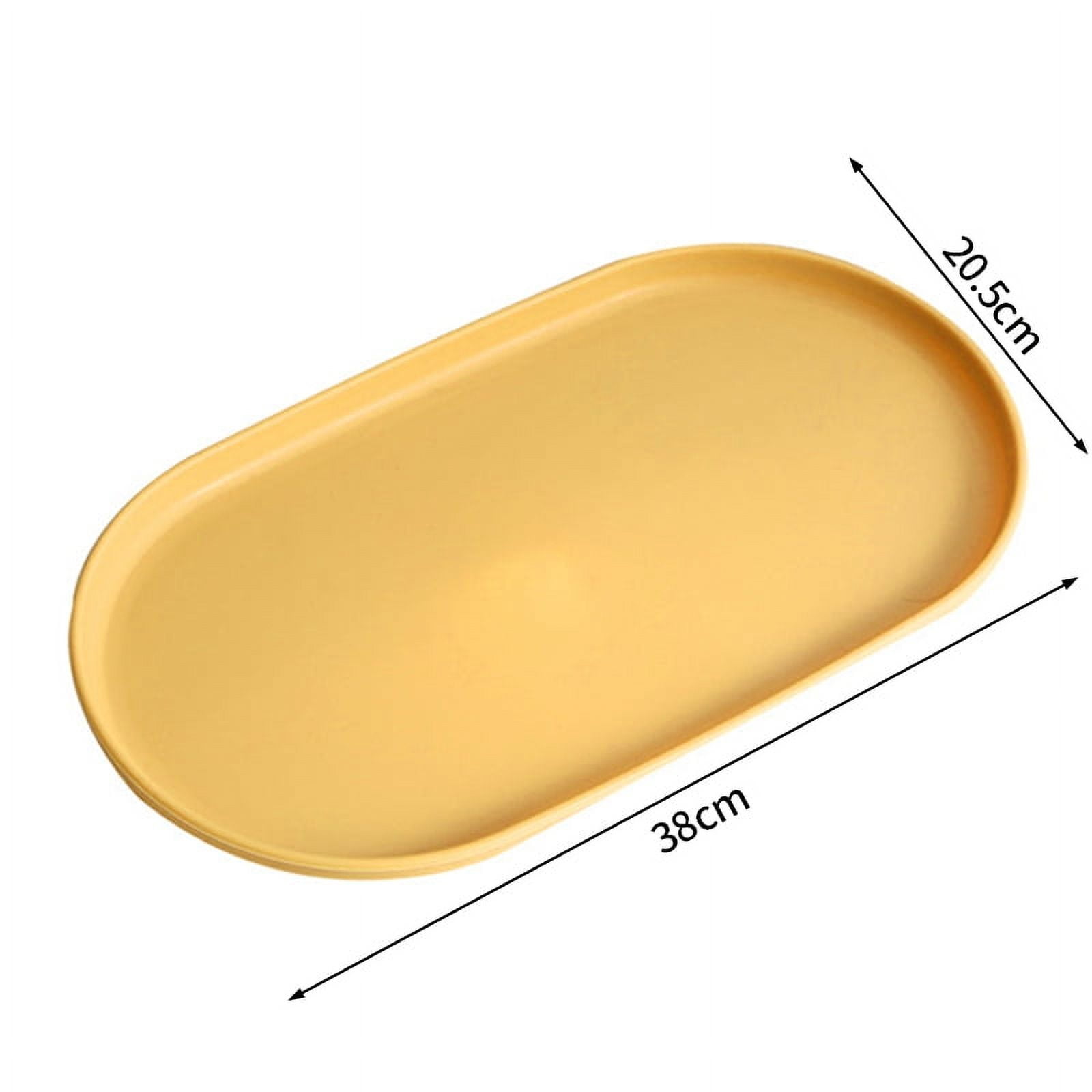 Stackable Oval Tray Nordic Style Storage Trays Dim Sum Fruit Dessert ...