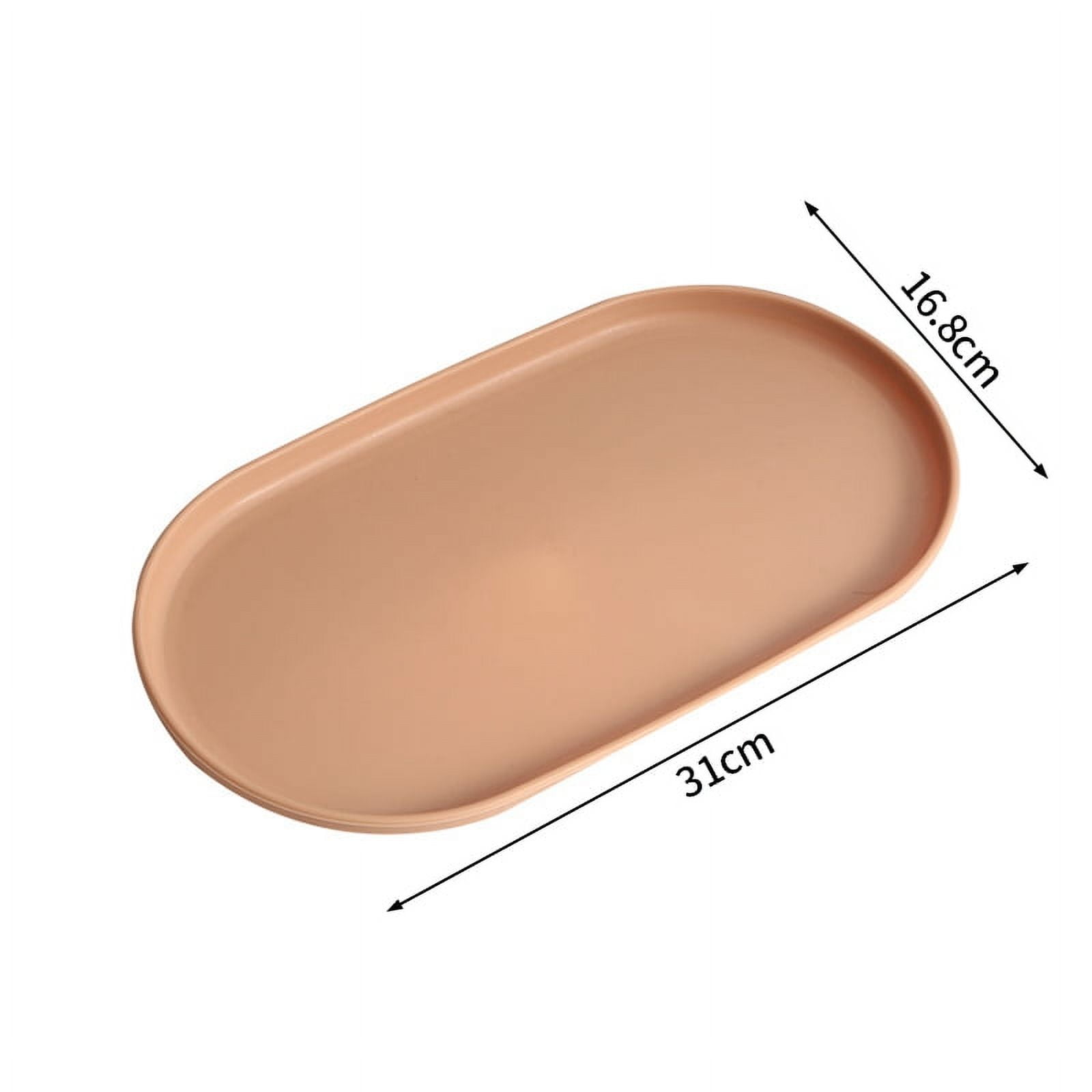 Stackable Oval Tray Nordic Style Storage Trays Dim Sum Fruit Dessert ...