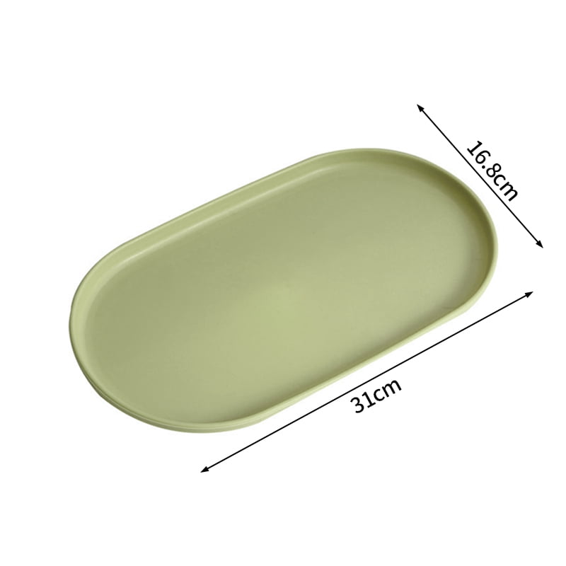 Stackable Oval Tray Nordic Style Storage Trays Dim Sum Fruit Dessert Tray Jewelry Storage ...