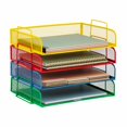 Stackable Paper Tray, Desktop Organizer, File Storage, Office, Metal ...