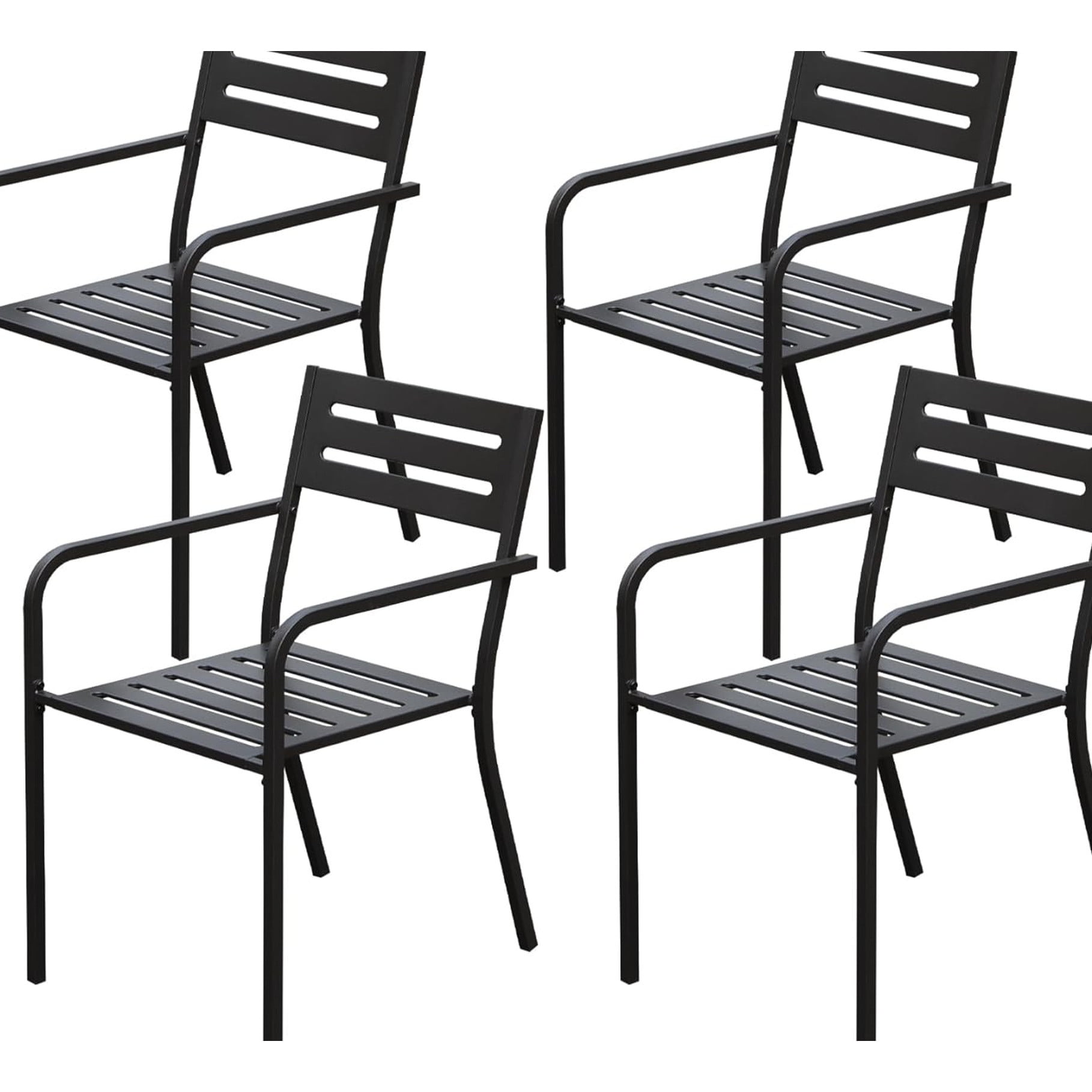Stackable Patio Chairs+Ergonomic Grip”-“Extended Sitting/Outdoor Events ...
