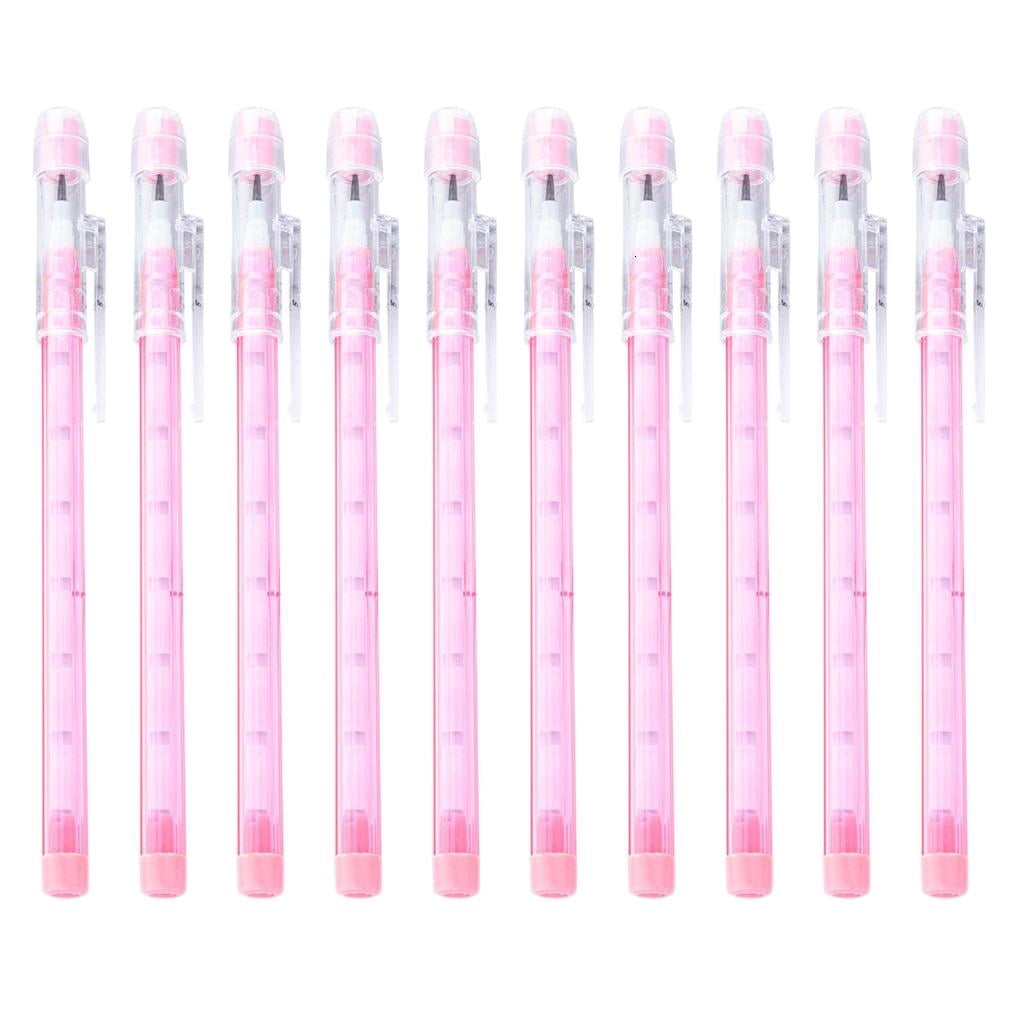 Stackable Pencils Popup Plastic Pencil with Eraser Top Multicolor ...