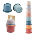 Stackable Pet Drinking Cups Interactive Training Chew Toy for Dogs Cats ...
