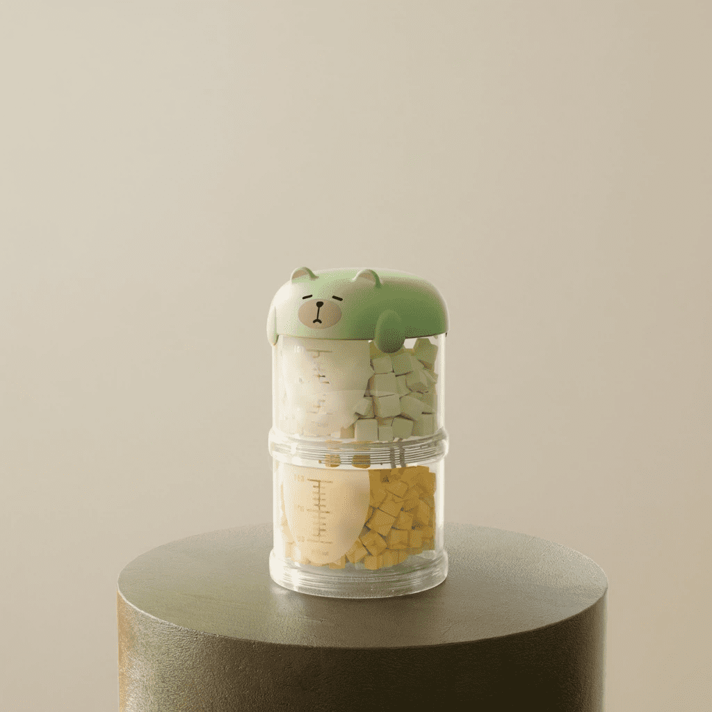 Stackable Pet Food Storage Container - Cute Animal-Shaped Sealed Jars ...