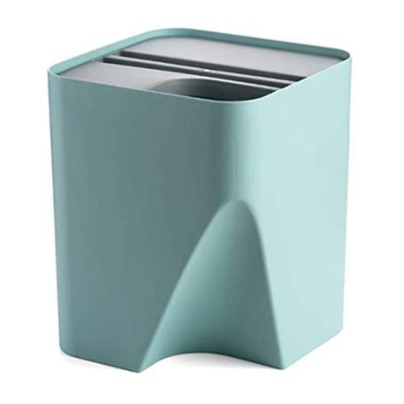 Stackable Plastic Bins,Kitchen Waste Containers with Lids for Recycling ...