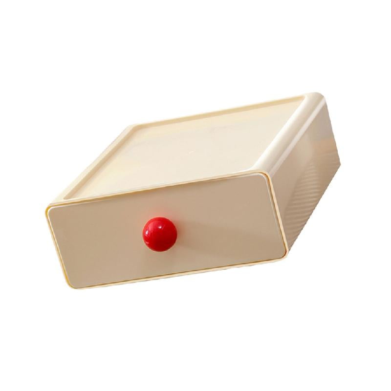 Stackable Plastic Desktop Storage Box Large Capacity Stationery ...