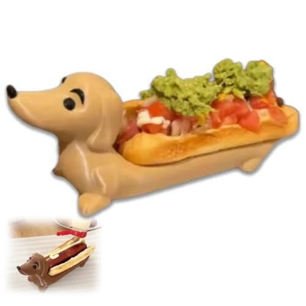 Stackable Plastic Food Containers Tray Funny Hot Dogs Serving Tray ...