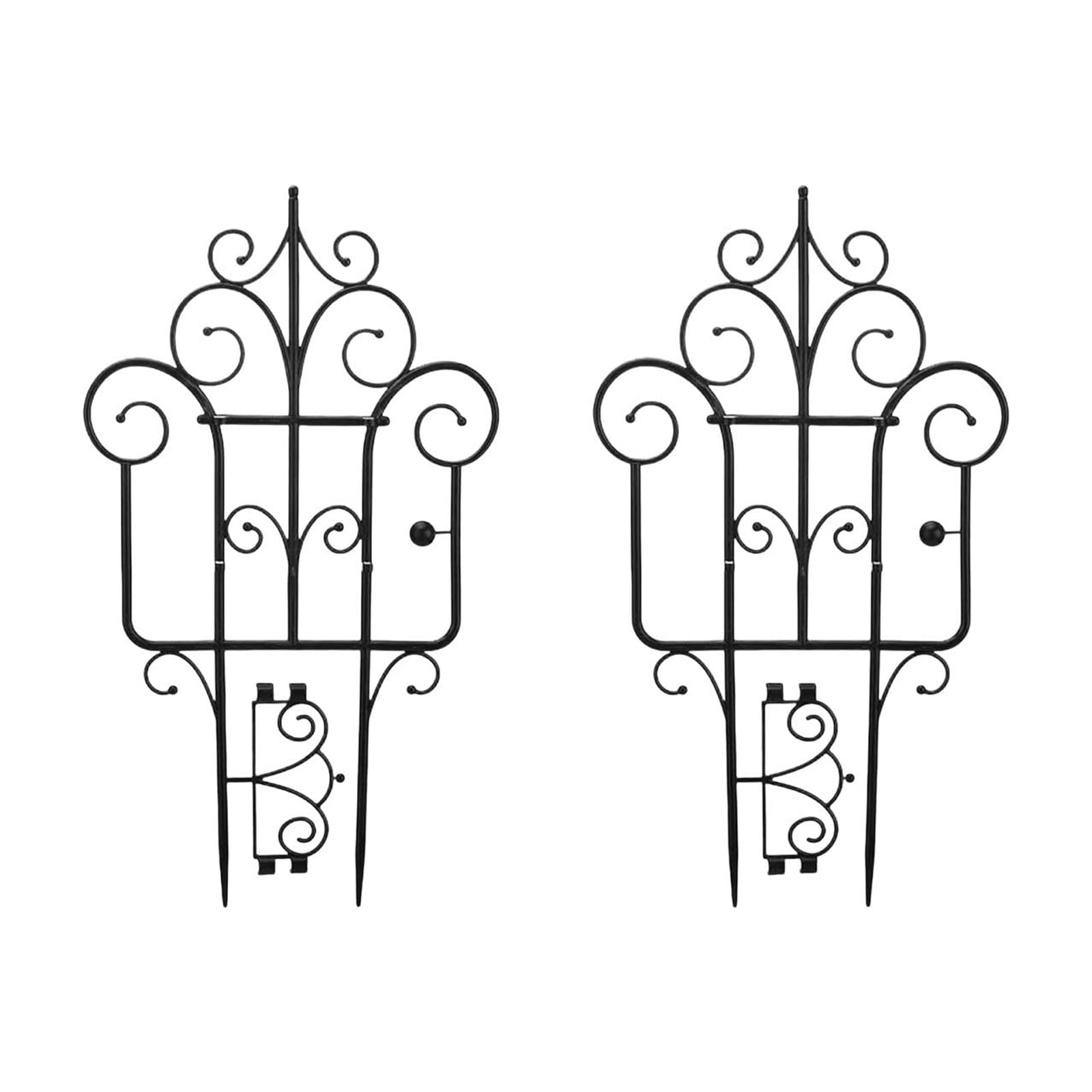 Stackable Plastic Garden Fence, Climbing Plant Support Border ...