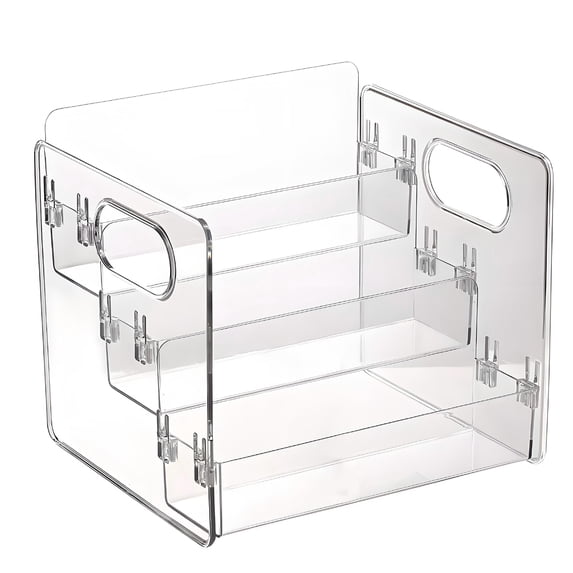 Stackable Plastic Medication Holder with 3 Layers Medicine Cabinet ...
