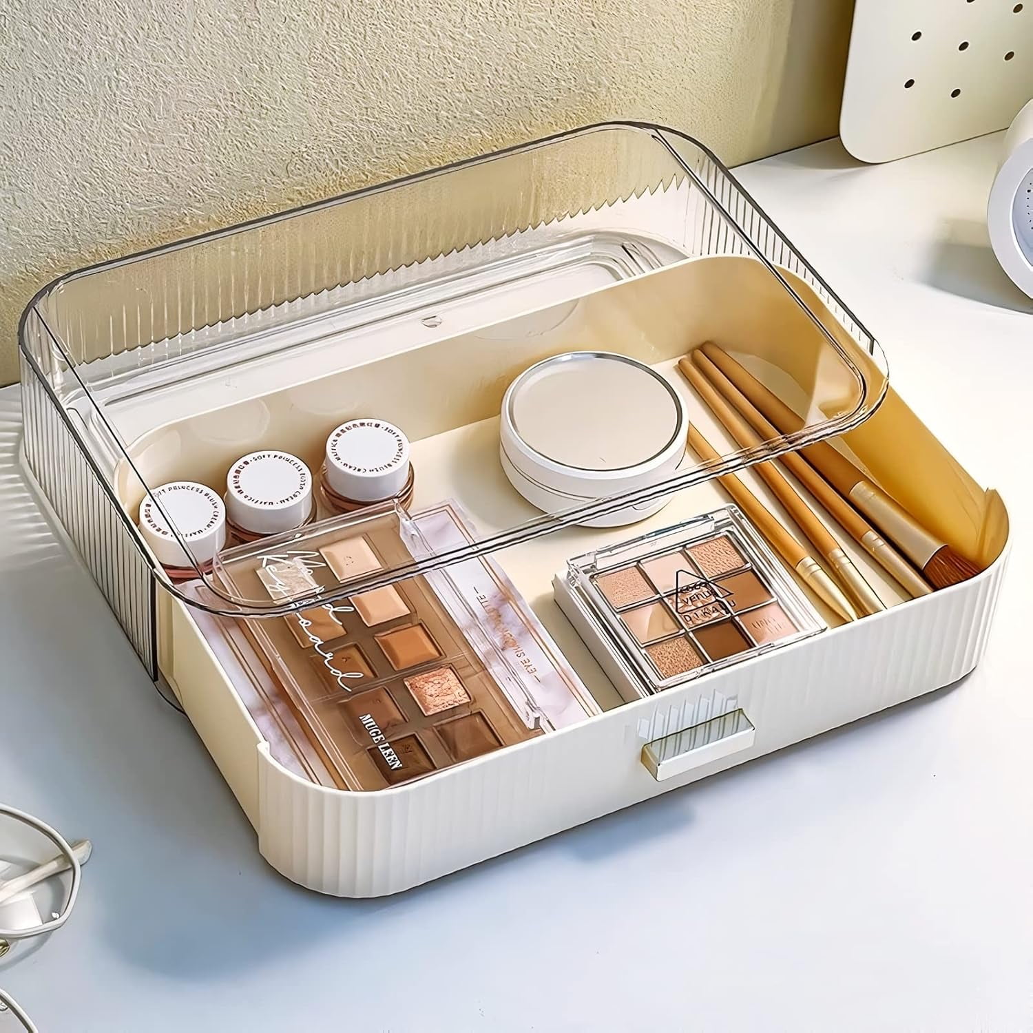 Stackable Plastic Organizer Big & Spacious Drawer | Organize Eyeshadow ...