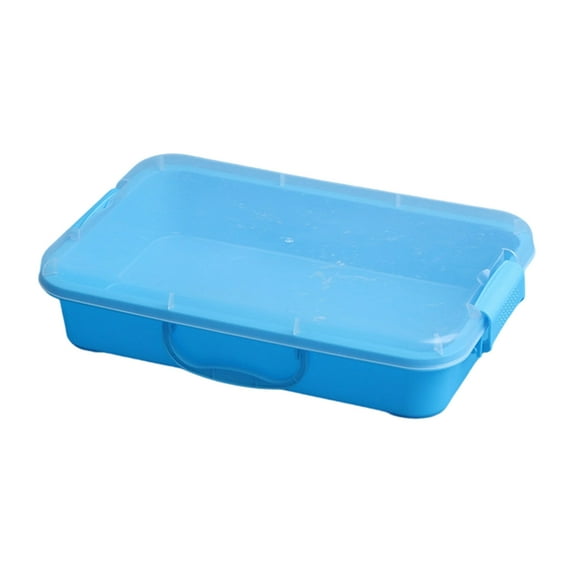 Stackable Plastic Sand Tray Set With Lid Stickers Portable Sensory Bin ...