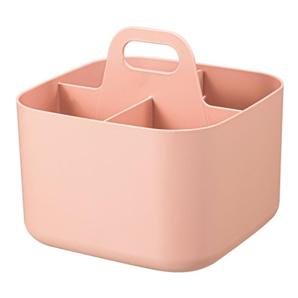 Stackable Plastic Storage Basket Organizer With Handle Multipurpose Bin ...