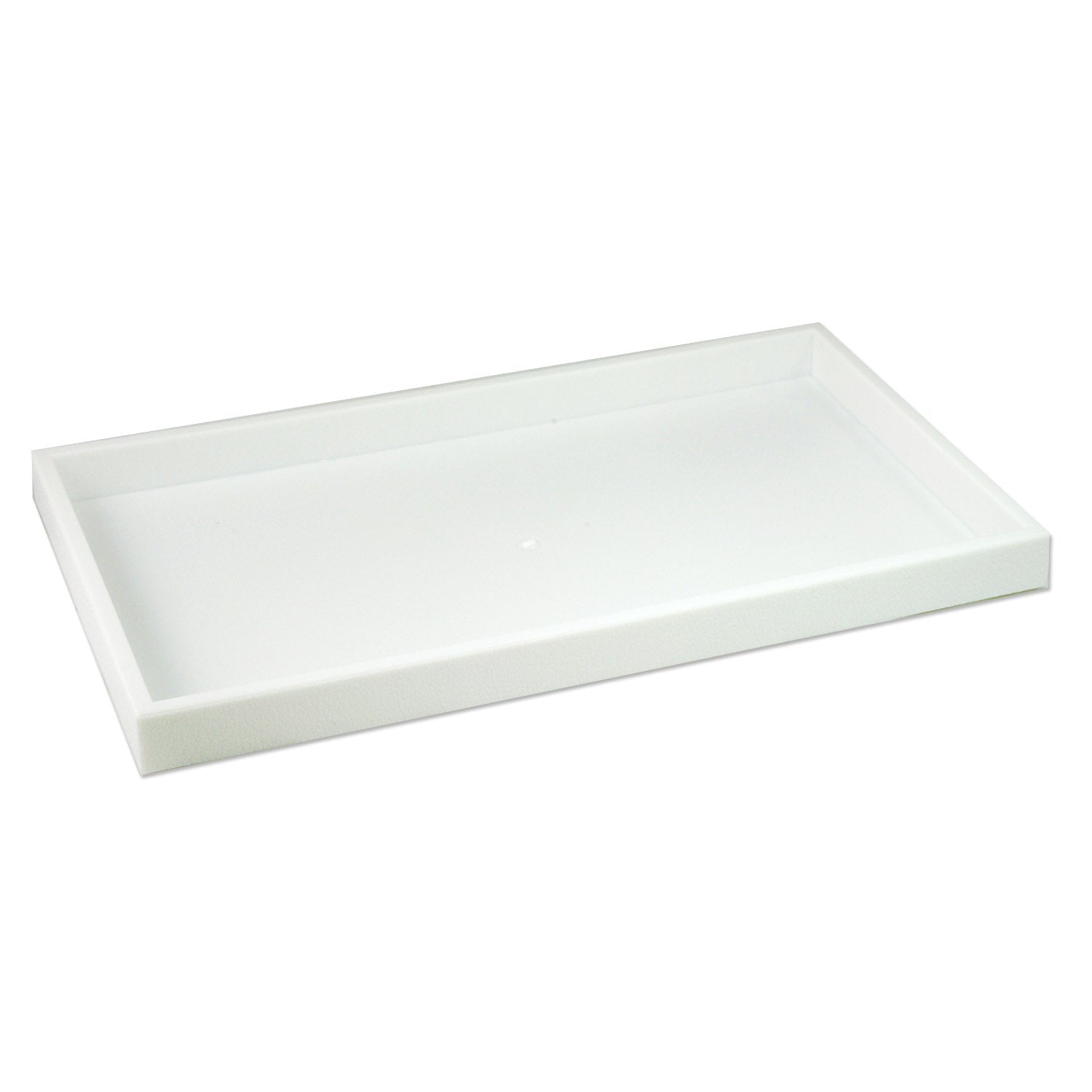 Stackable Plastic Utility Tray 1" H White - Walmart.com