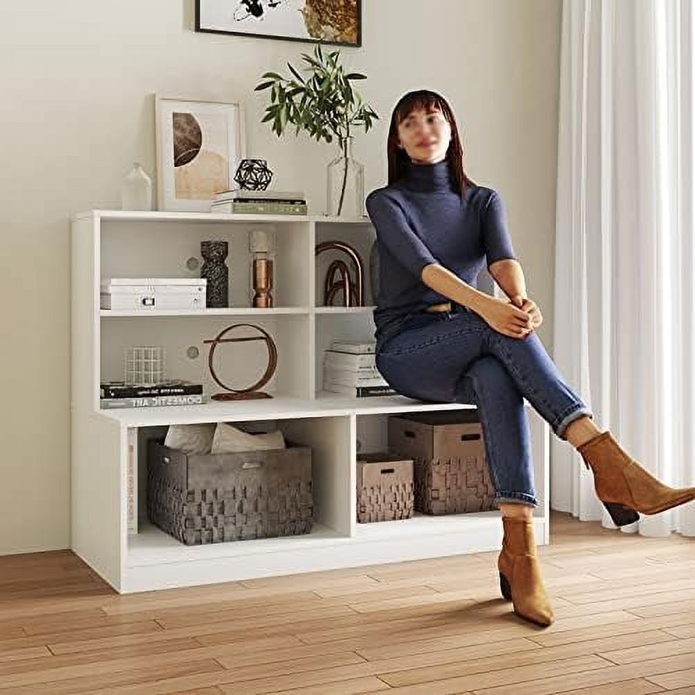 Stackable Quad Cube 4 Cubby Cube Shoe Rack Organizer For Daycare ...