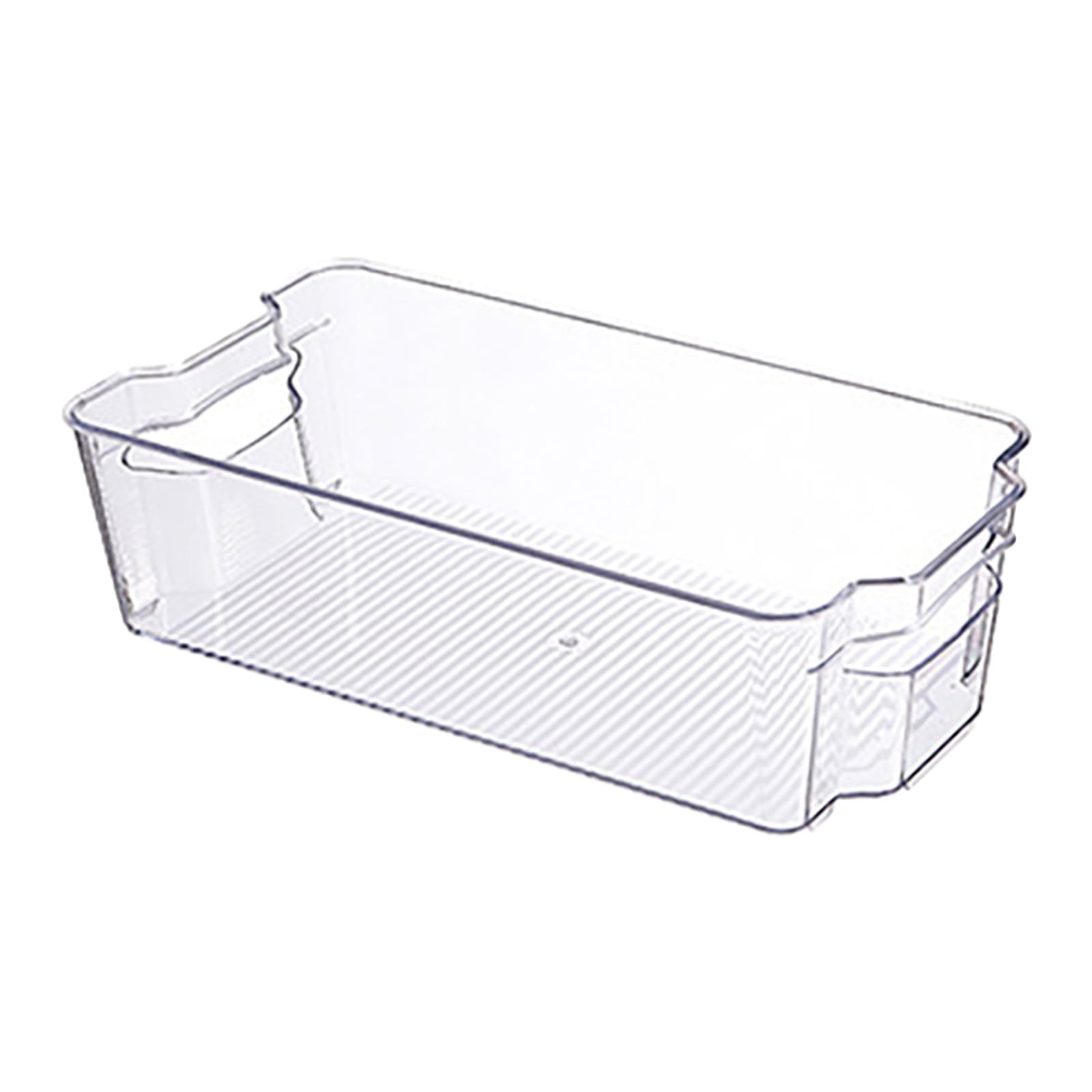 Stackable Refrigerator Drawer Organizer Clear Pull-Out Storage Bins for ...