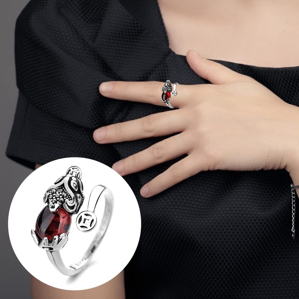 Stackable Rings, Feng Shui Pixiu Mantra Ring, a Mythical Wild Animal ...