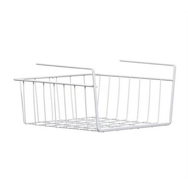 Mimifly Stackable Hanging Wire Storage Baskets, Collapsible Under Shelf ...