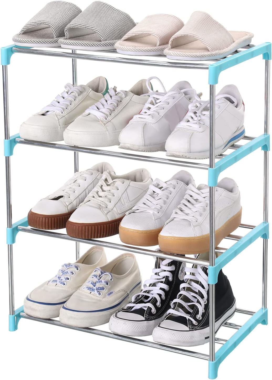Stackable Small Shoe Rack, Entryway, Hallway and Closet Space Saving ...