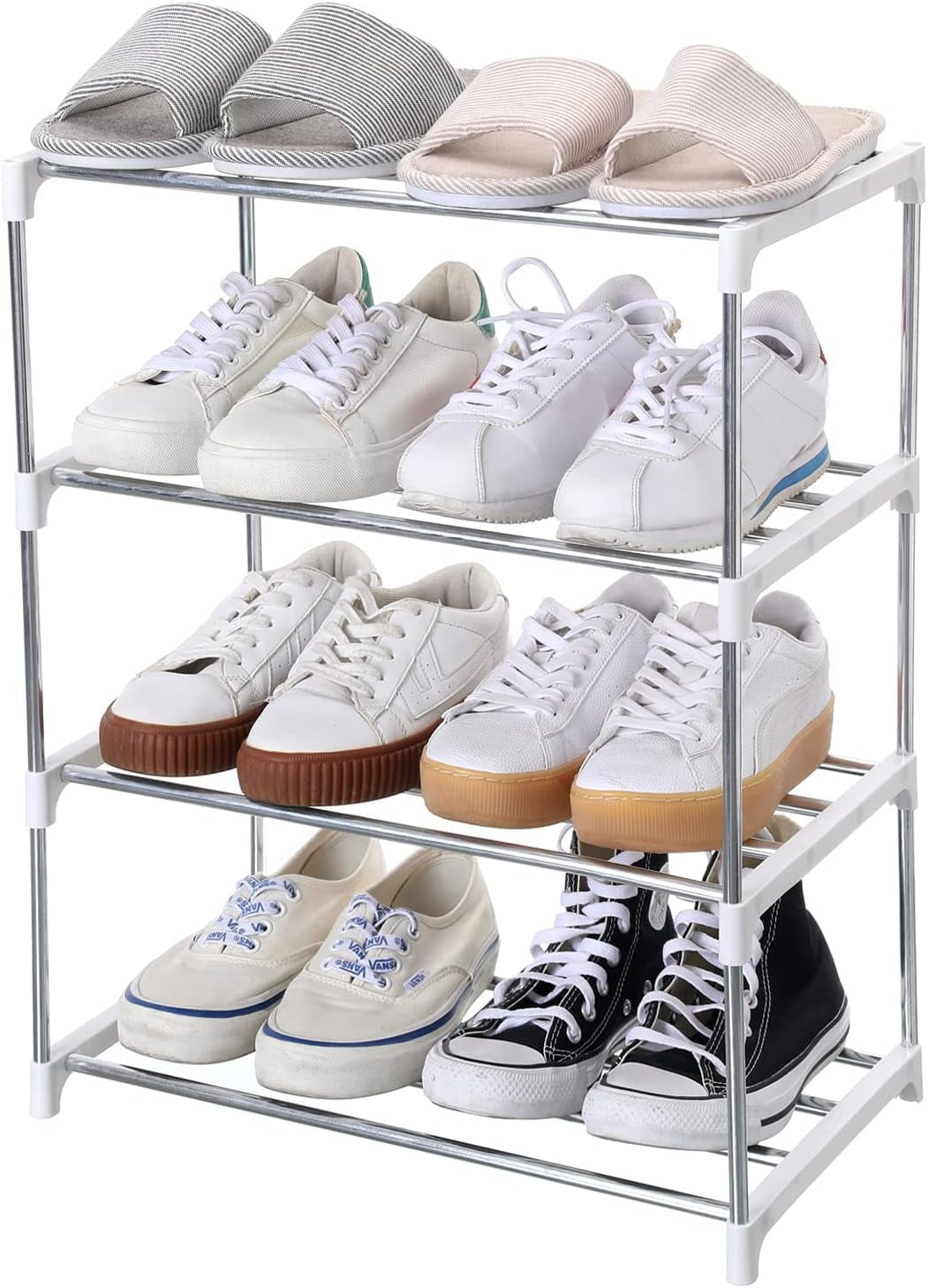 Stackable Small Shoe Rack, Entryway, Hallway and Closet Space Saving ...