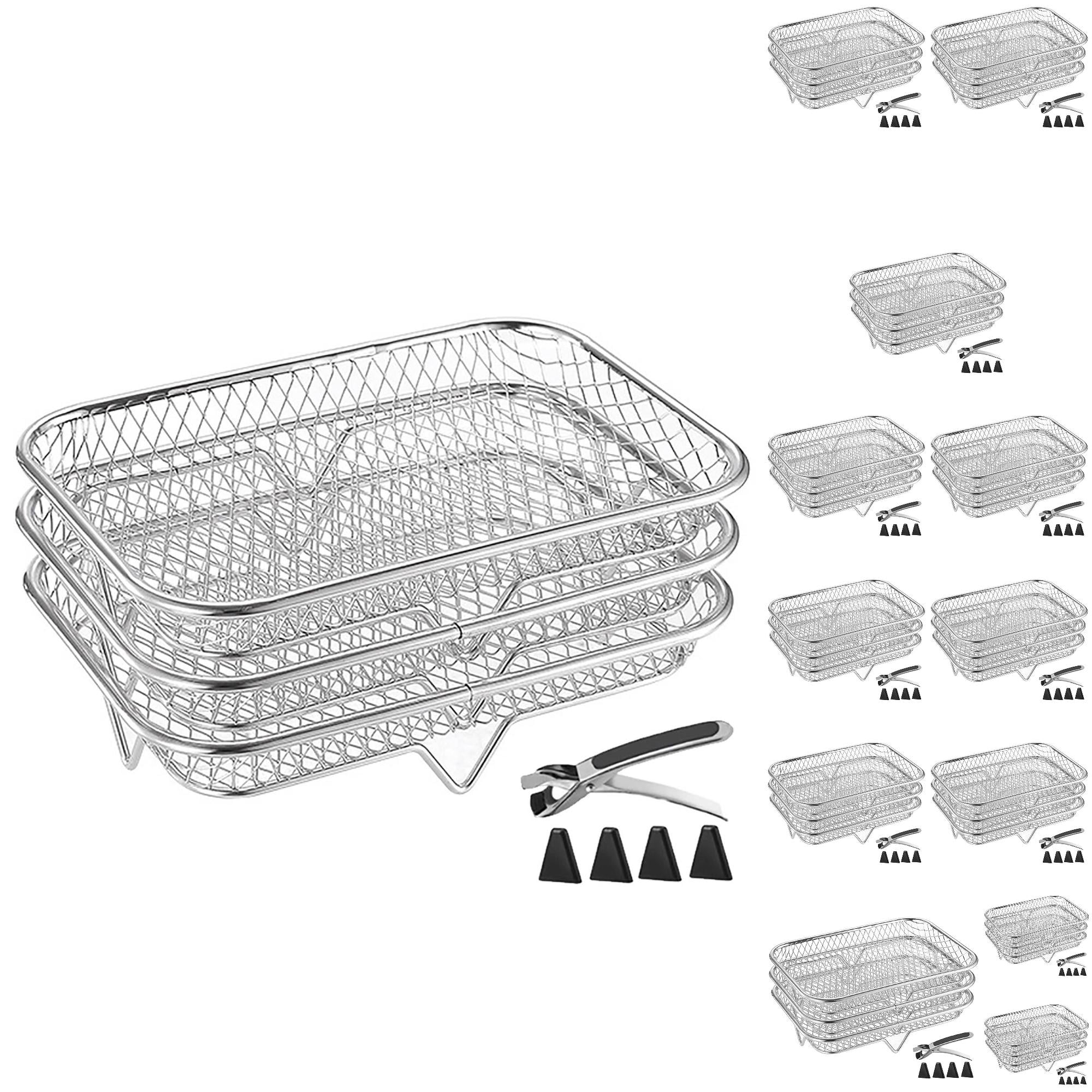 Stackable Stainless Steel Air Fryer Racks With Layer Dehydrator Racks ...