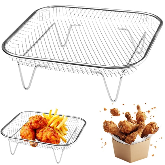 Stackable Stainless Steel Grill Rack, 20×20cm Air Fryer & Oven ...