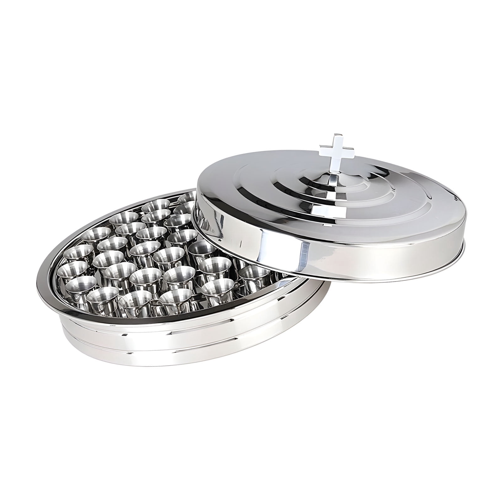 Stackable Stainless Steel Holy Communion Tray For 40 Cups Ideal For ...