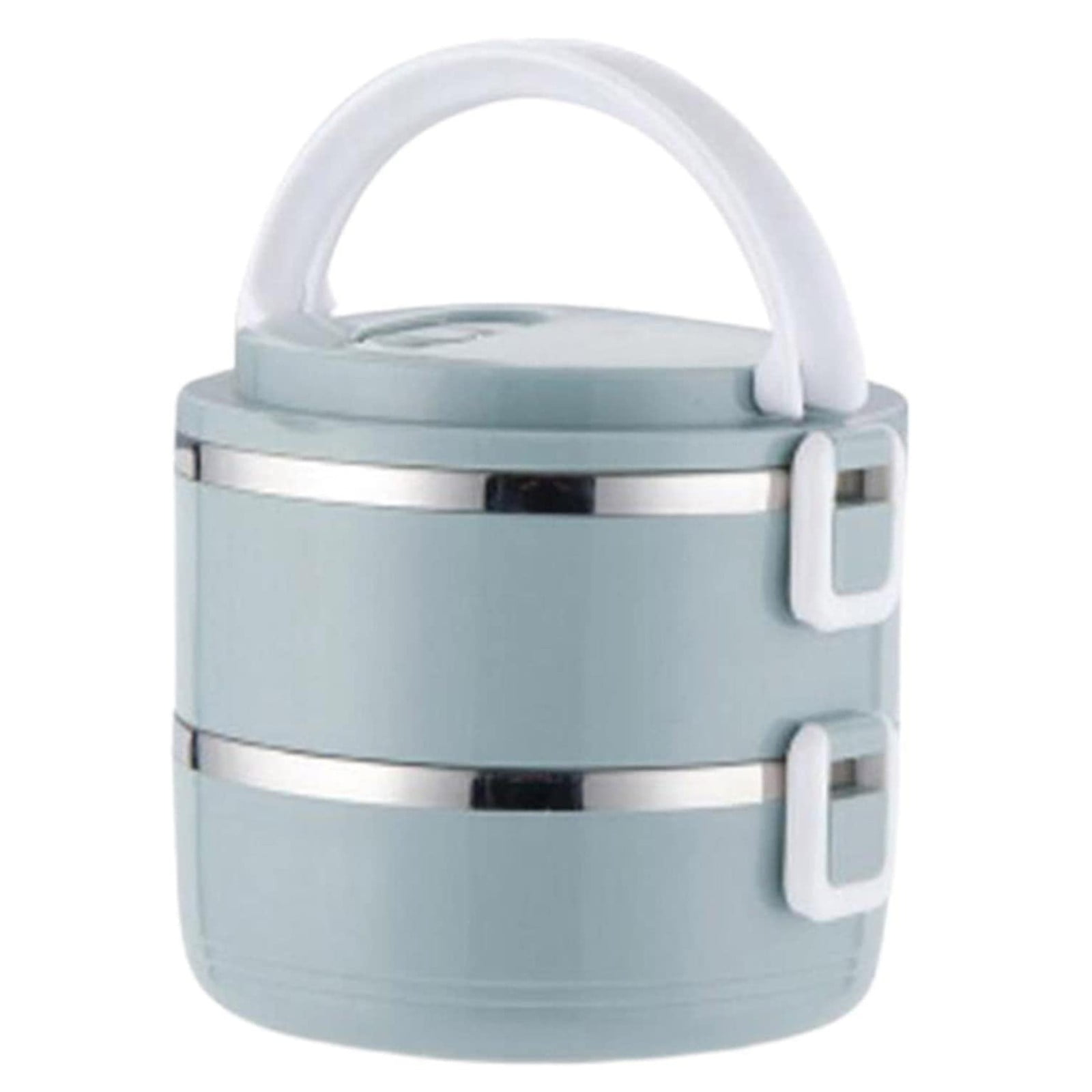 Stackable Stainless Steel Lunch Box 2Layer Bento Bpa Free Thermal Food ... Stackable Stainless Steel Lunch Box 2Layer Bento Bpa Free Thermal Food ...