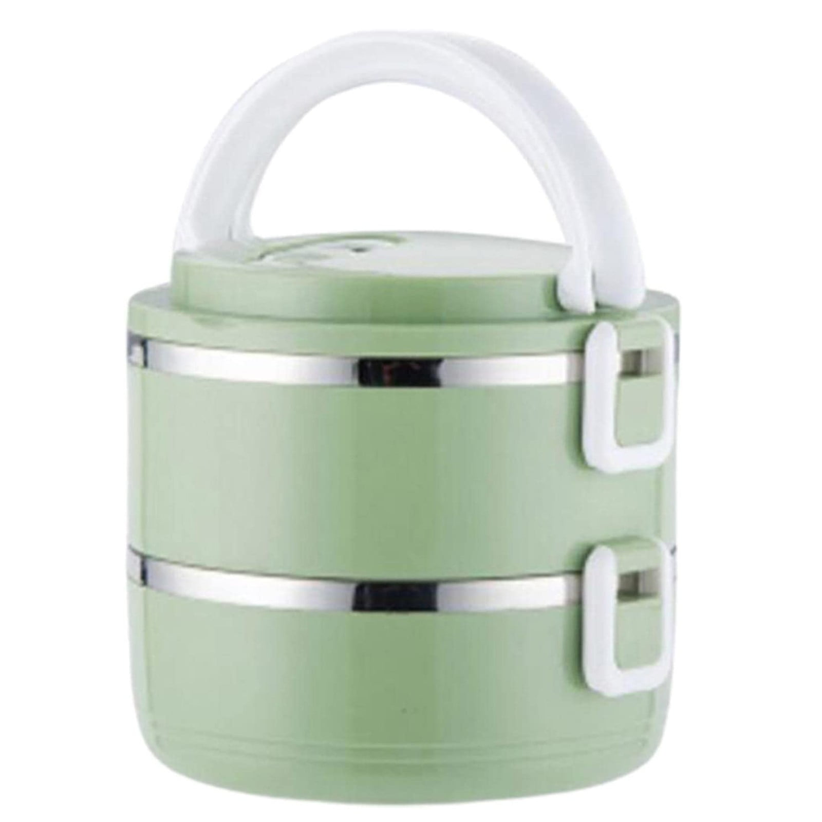 Stackable Stainless Steel Lunch Box 2Layer Bento BPA Free Thermal Food ...