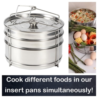Instant Pot Official Mesh Steamer Baskets, Set of 2, Small/Large ...
