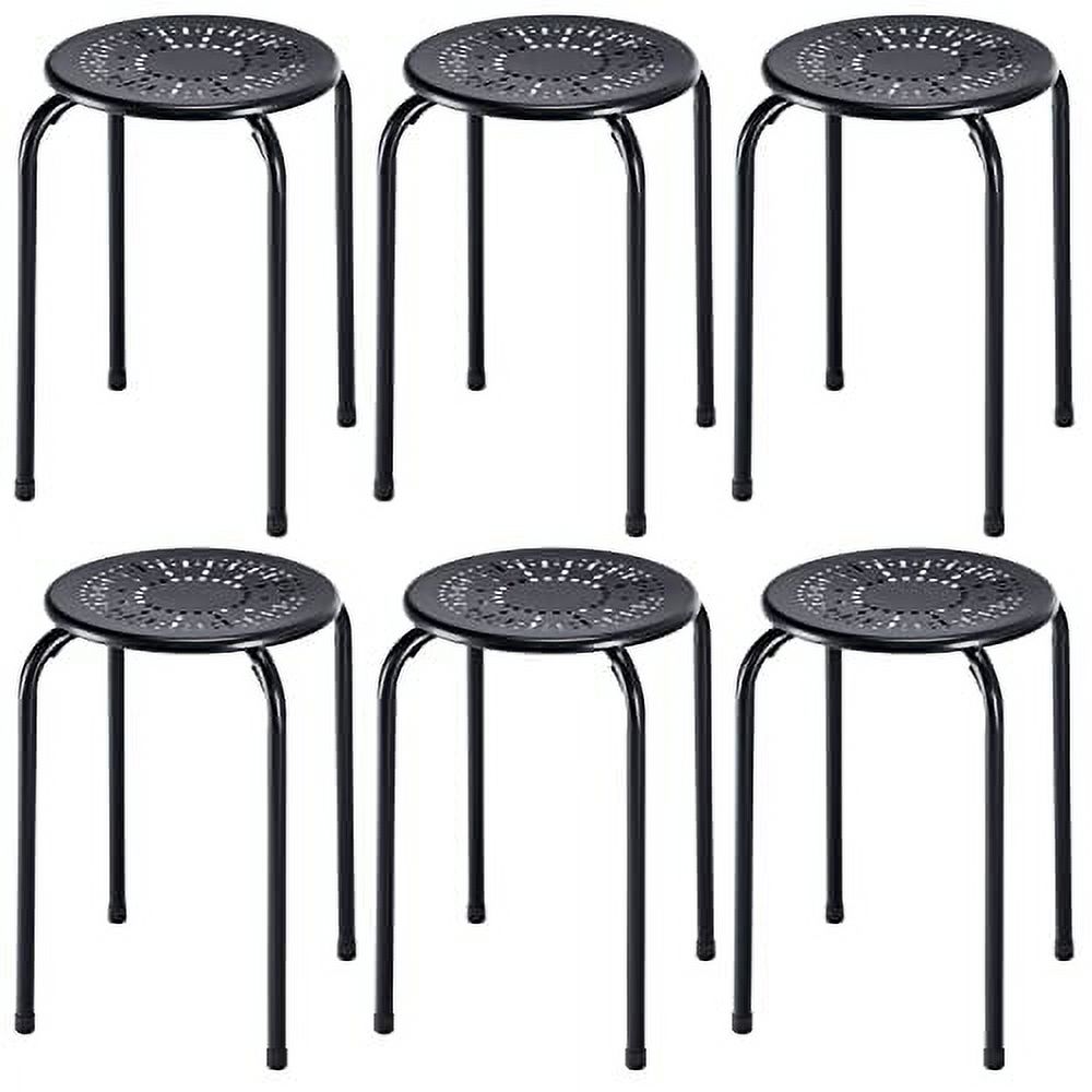 Stackable Steel Stools - Set of 6: Durable, Flexible Seating for Every ...