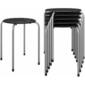 Andeworld 18 inch Stackable Metal Bar Stools, Set of 4, Rustic ...