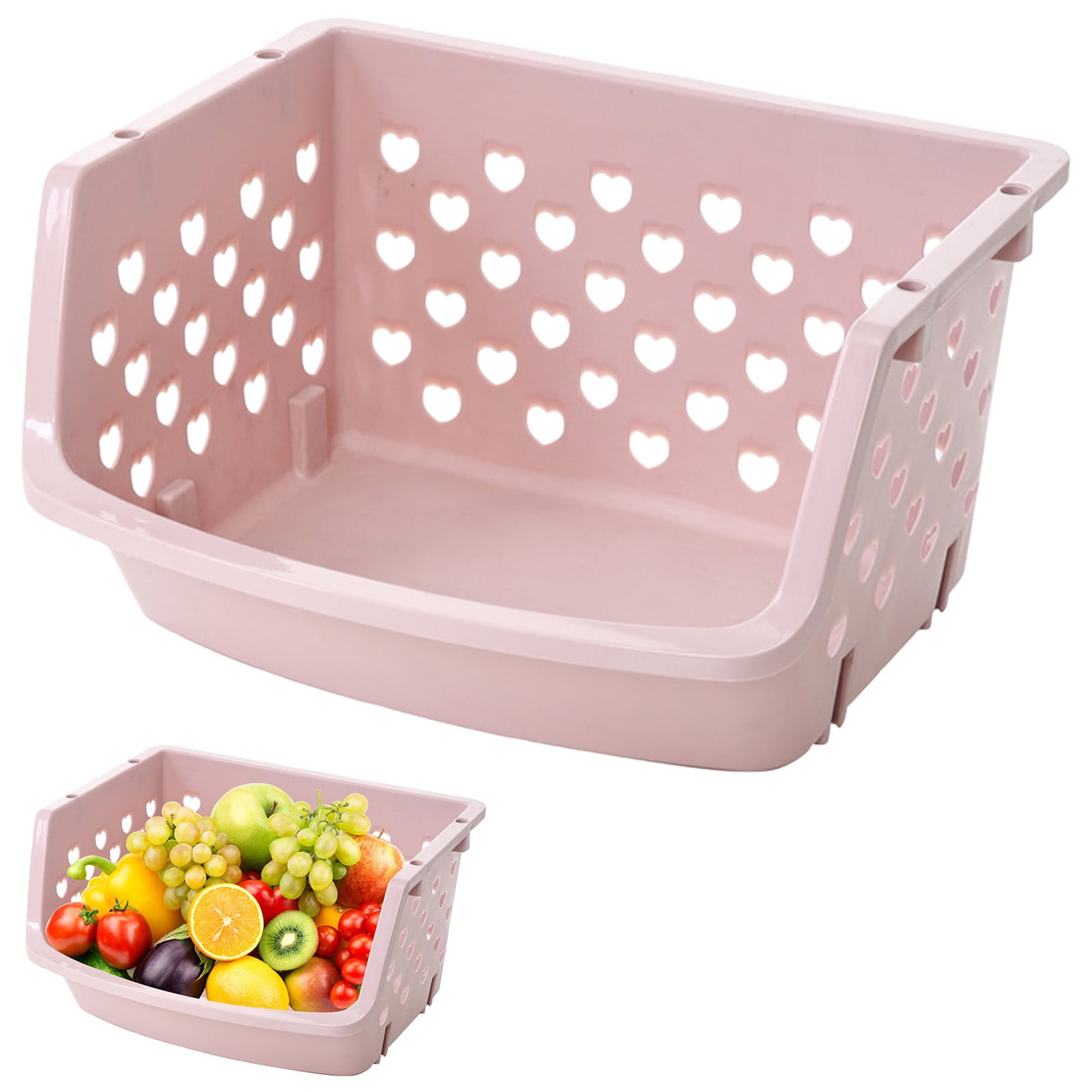 Stackable Storage Basket Organizer, 1 Pc Toy Storage Bins, Cute Storage ...
