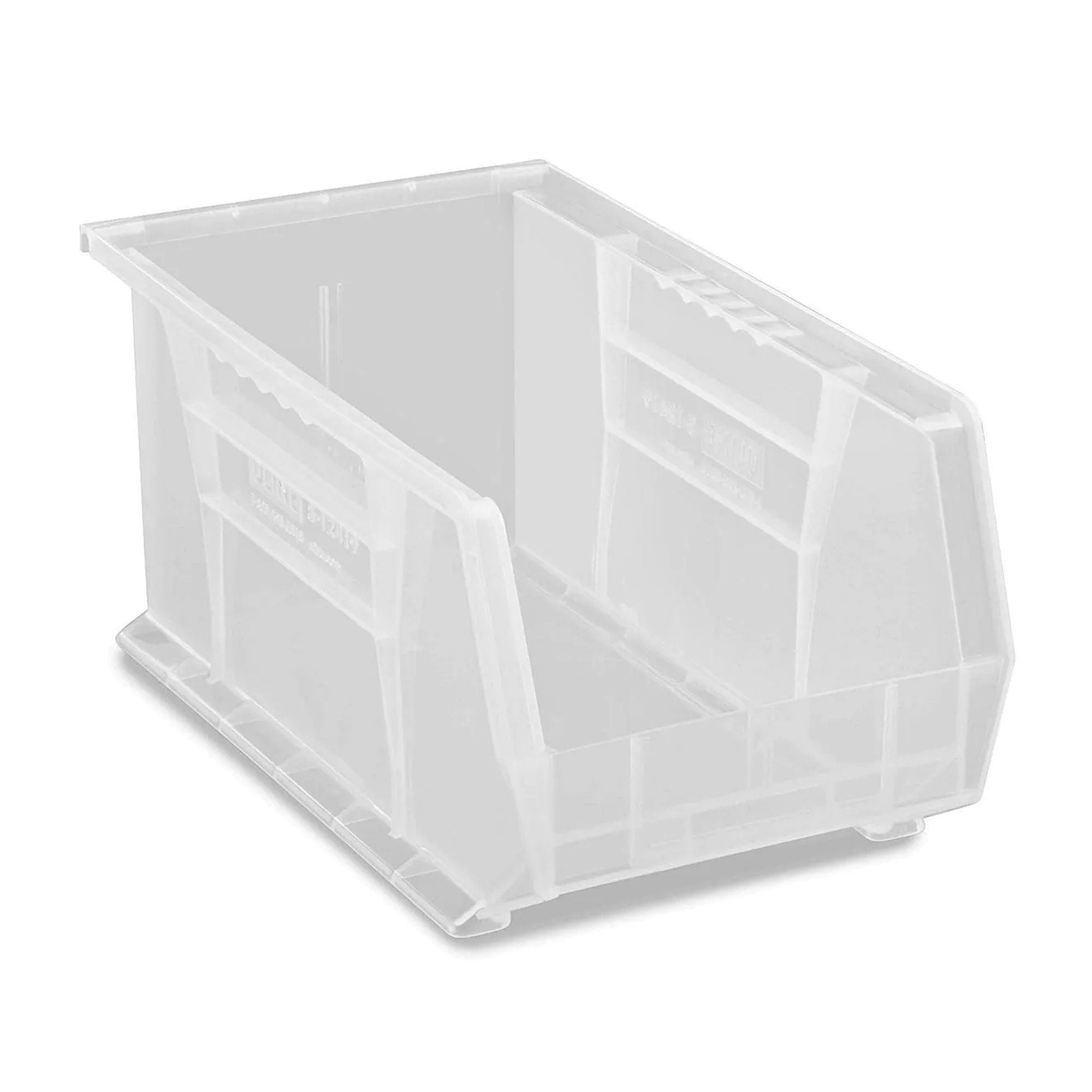 Stackable Storage Bin Uline Clear Plastic 7 X 8 X 15 Inch (EA/1 ...