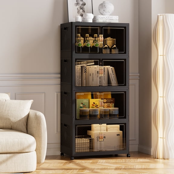 Walmart's Stackable Plastic Storage Container - Open Front Boxes for ...