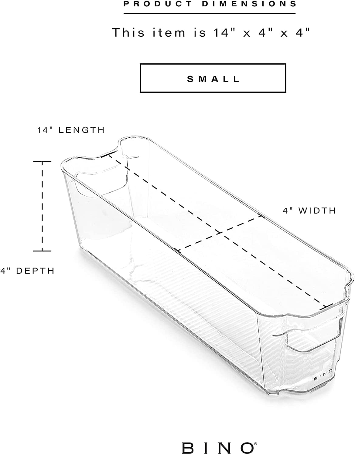 Stackable Storage Bins, Small - 4 Pack | Plastic Organizer Bins ...