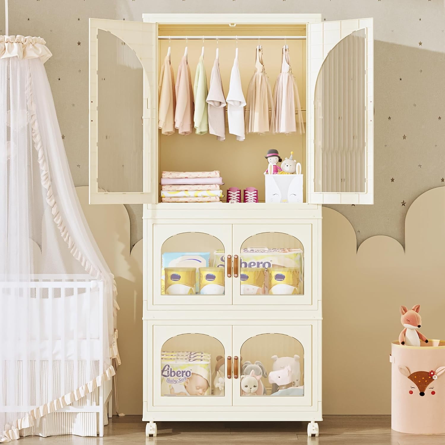 Stackable Storage Bins, Storage Bins with Lids, Plastic Storage Bins ...