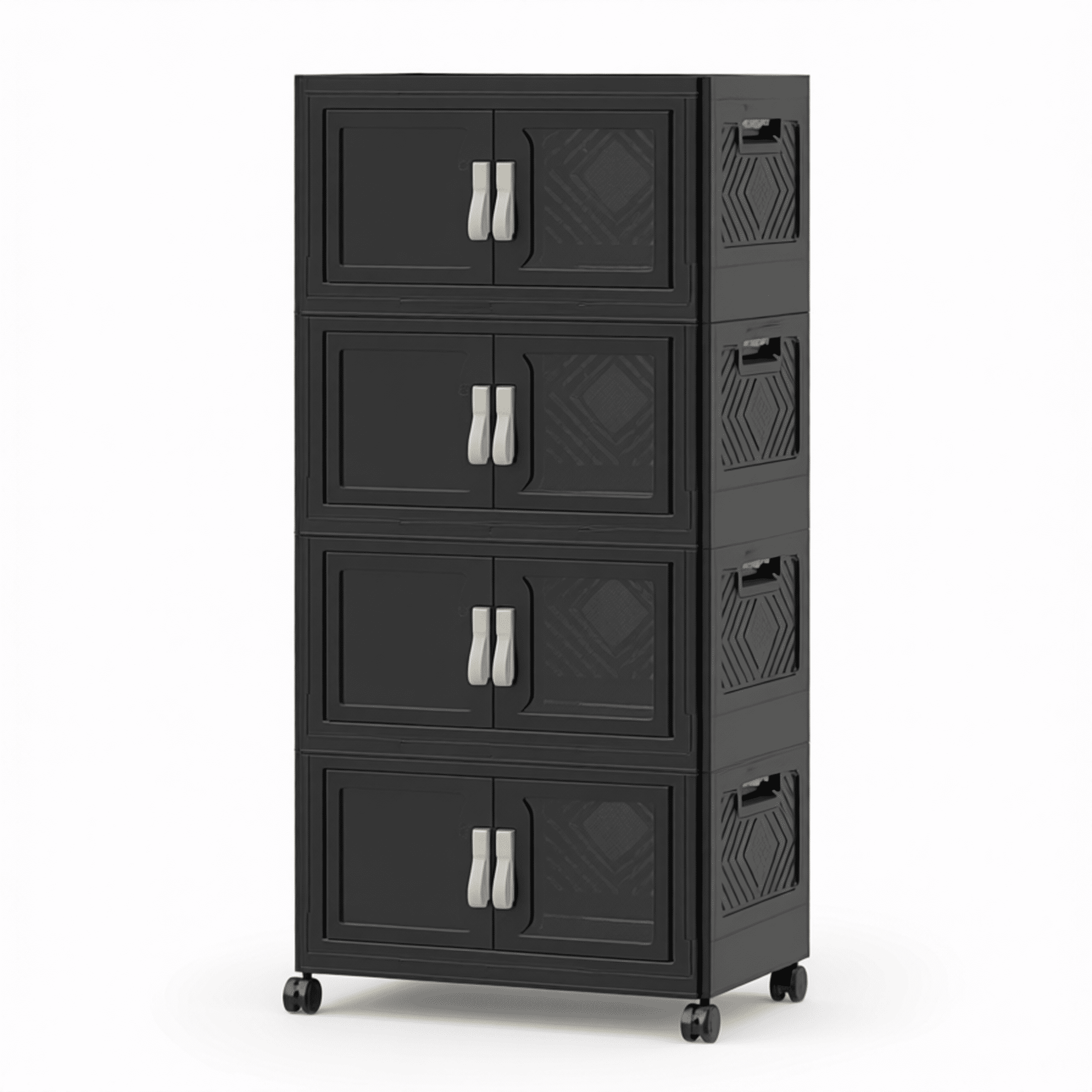 Stackable Storage Bins with Lids, 192QT Extra Large Storage Cabinet ...