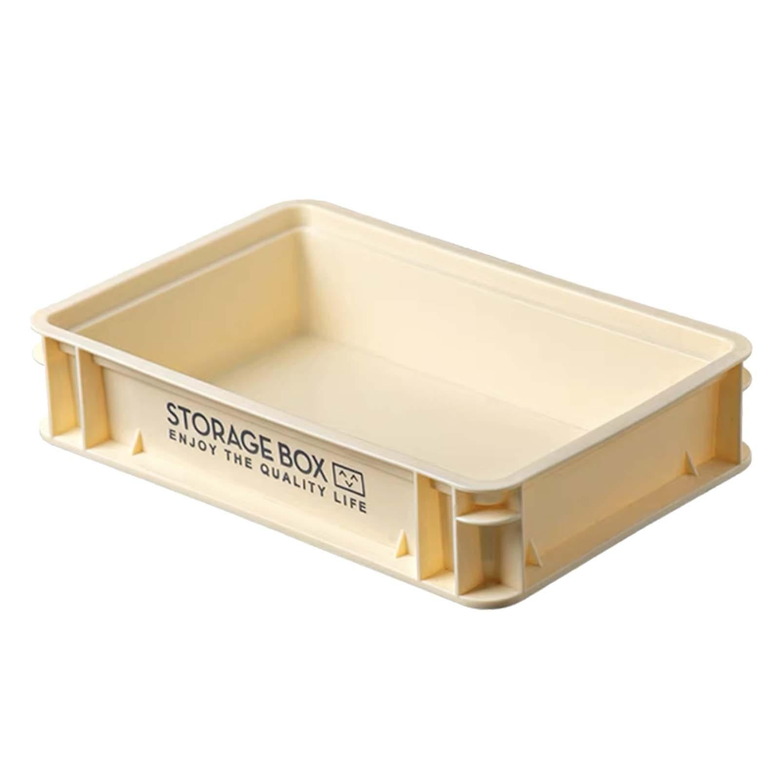 Stackable Storage Box Desktop Box Desk Organizer for Bathroom Pantry ...