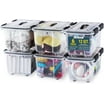 "Really Useful Box® Clear Plastic Storage Container, 42 Liters, Locking ...