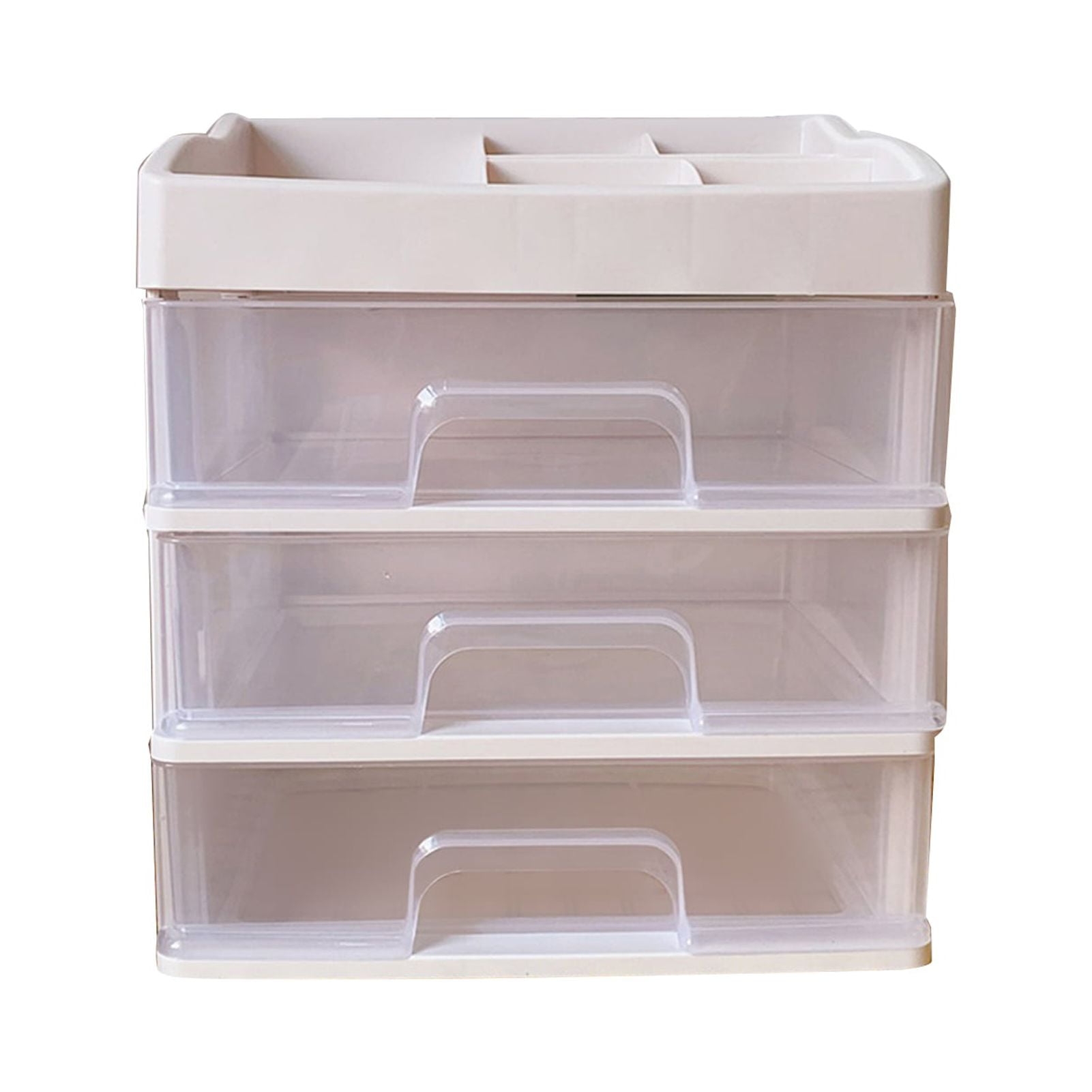 Stackable Storage Containers Box with Pull Out Drawer Stacking Drawers ...