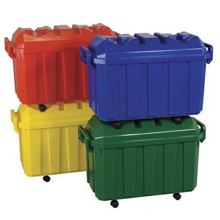 Stackable Storage Trunk - Red, set of 4 - Walmart.com