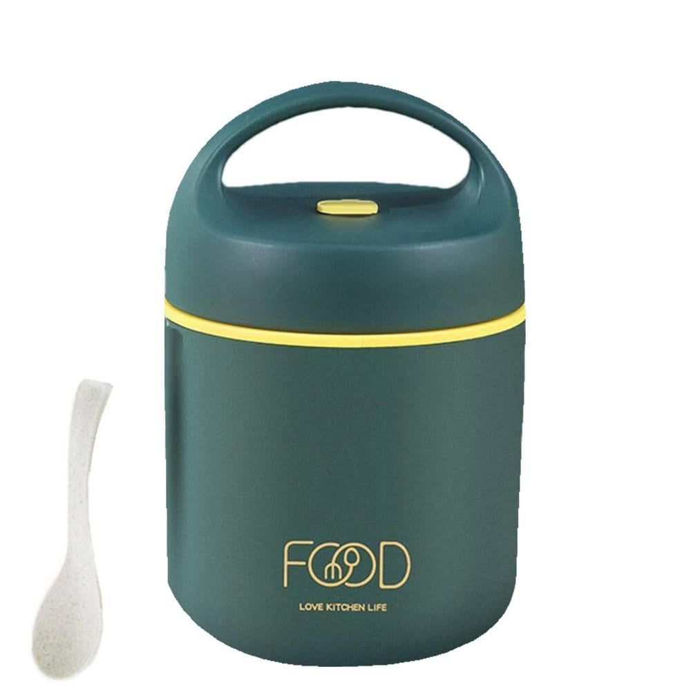 Stackable Thermal Containers | 2-Tier Double Wall Vacuum Insulated Food ...