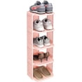 Stackable Tier Shoe Rack for Closet & Entrance - Tall, Narrow, Vertical ...