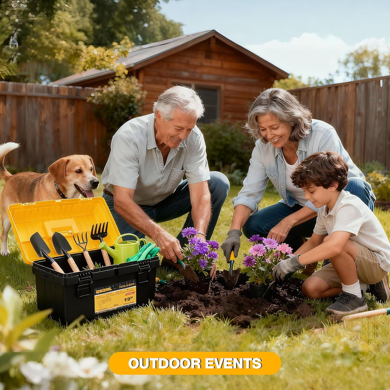 Stackable Tool Box Set of 4 In 1, Tool Chest Organizer with Removable ...