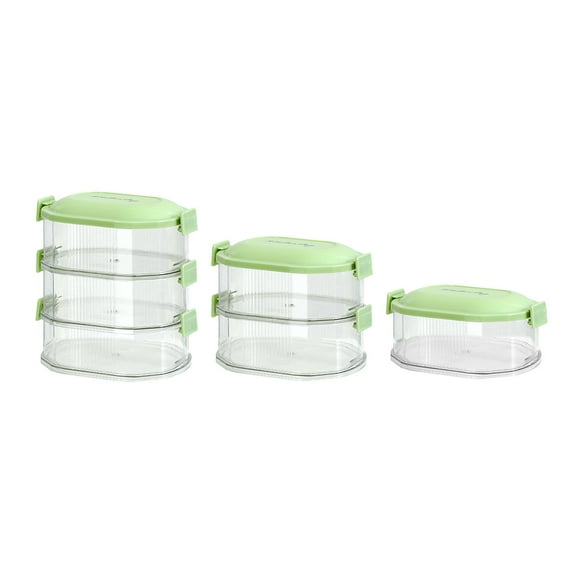 Stackable Transparent Kitchen Organizer for Fresh Produce and Dry Food ...
