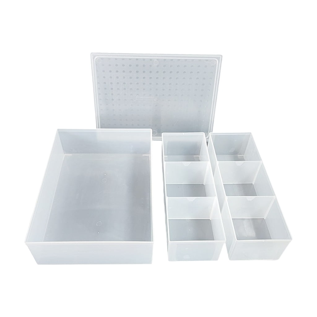 Stackable Transparent Organizers Boxes For ClutterFree Home Office Desk ...